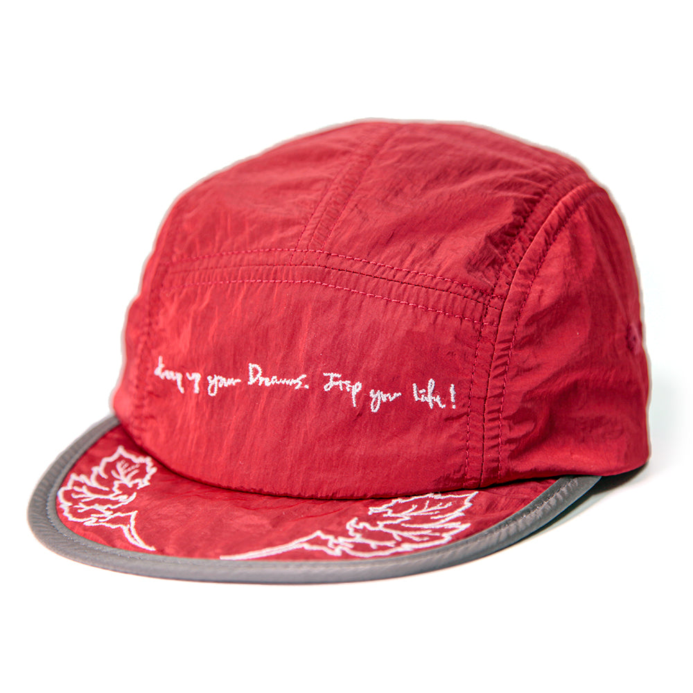 RED LEAF RUNNING CAP – FLIPPOS